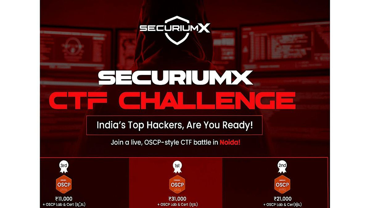 CTF Challenge Sponsored by OffSec | ₹5,00,000+ in Total Rewards at ...