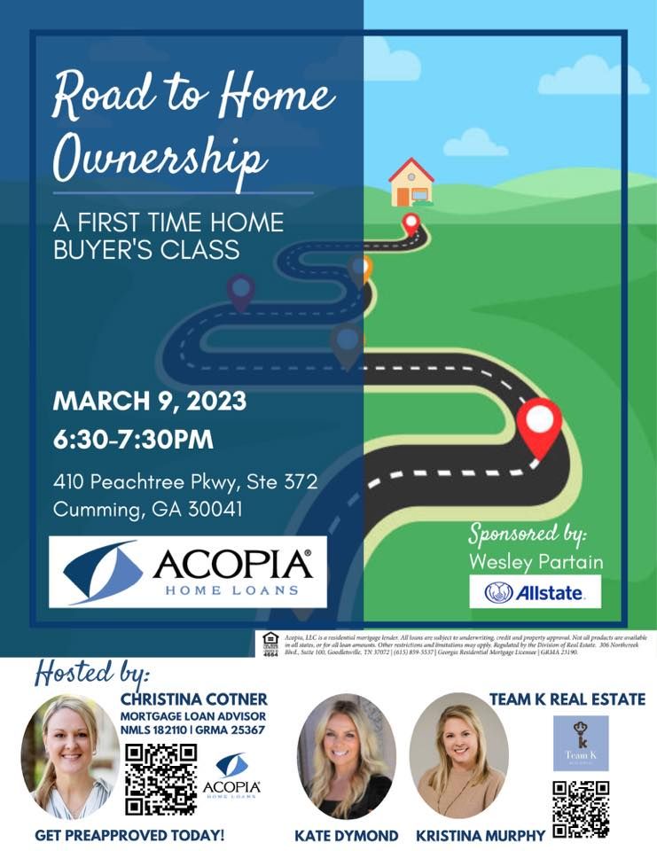 The Road to Home Ownership at Acopia North ATL- NMLS #1703225, Cumming ...