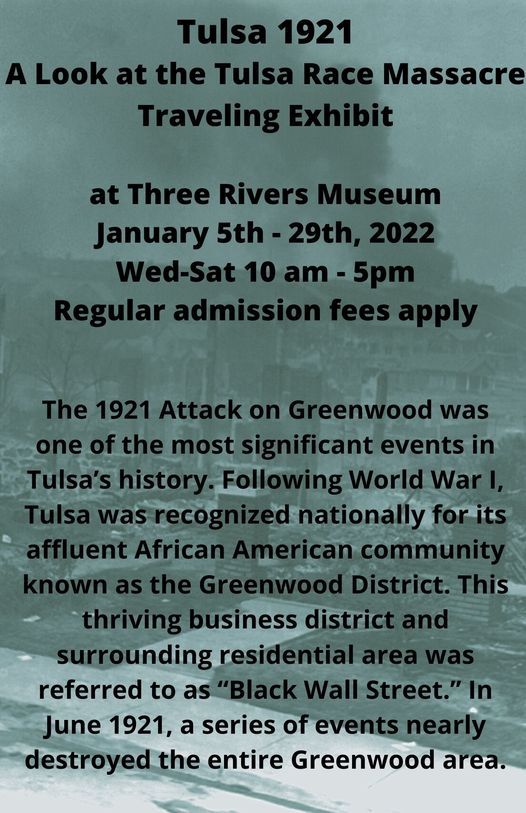 Tulsa 1921 A Look at the Tulsa Race Massacre Traveling Exhibit | Three ...