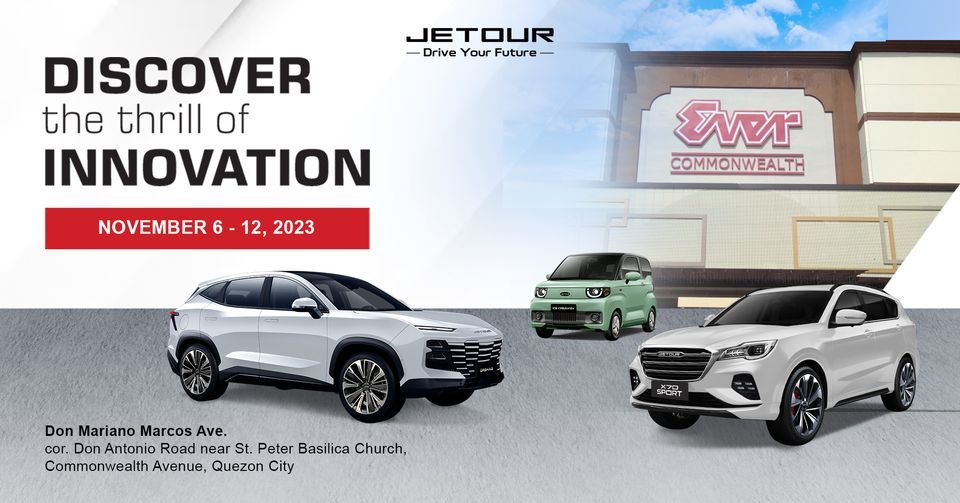 Ever Gotesco Commonwealth Mall Display and Test Drive: JETOUR Dashing ...