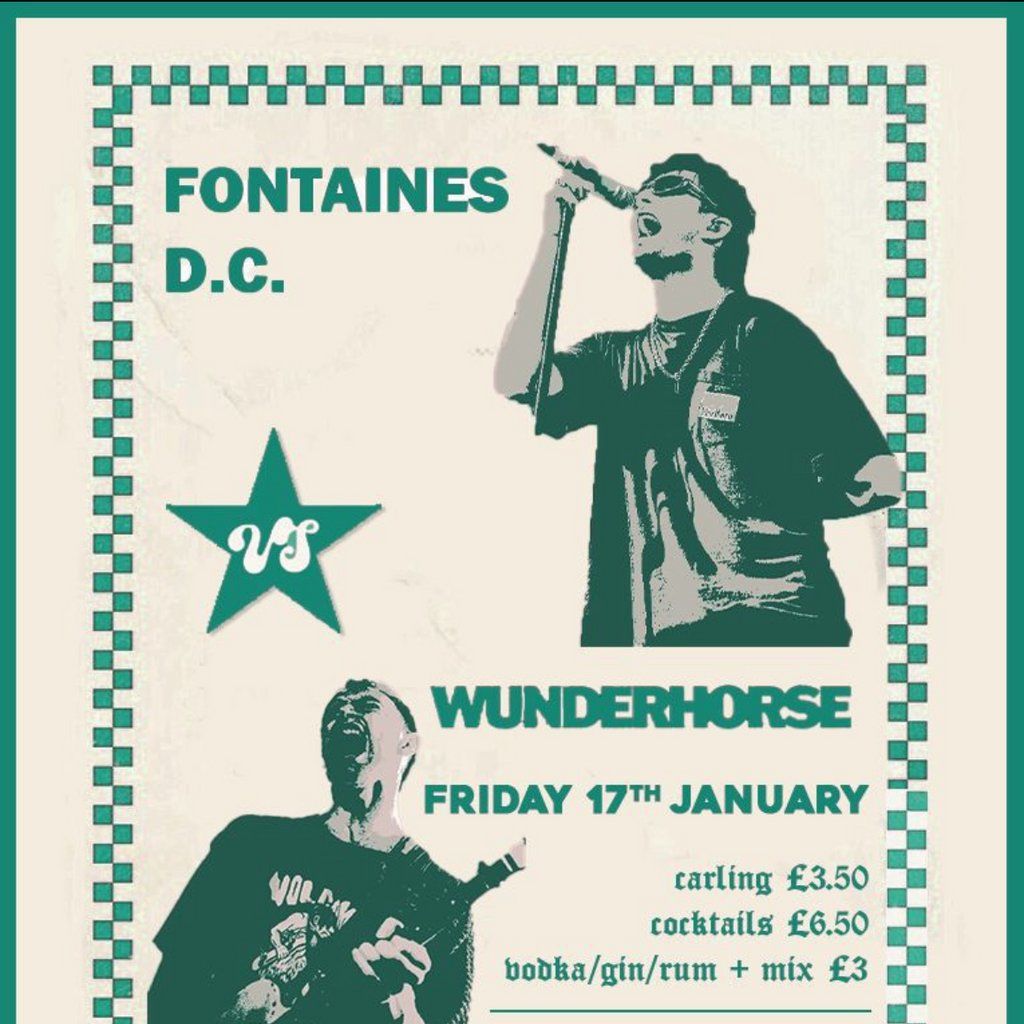 Fontaines D.C. Vs Wunderhorse at Firewater Dundee on 17th January, 2025