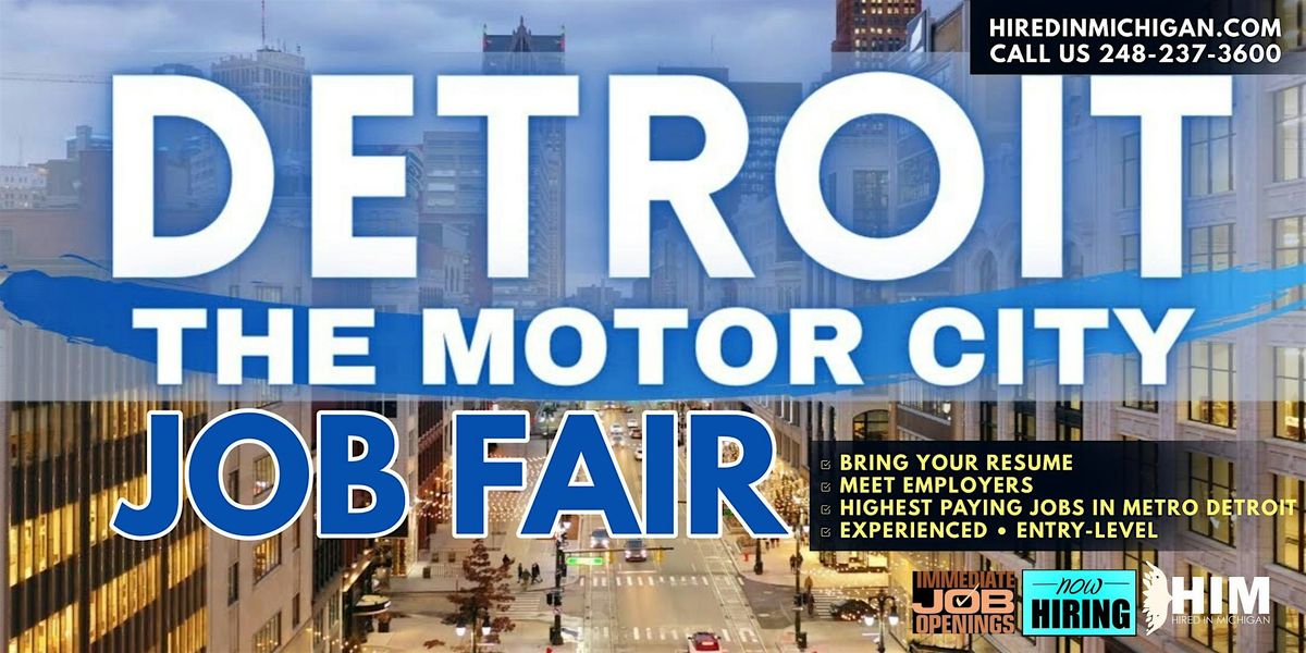 Detroit Construction Job Fair 2025 | Best Western Premier Executive ...