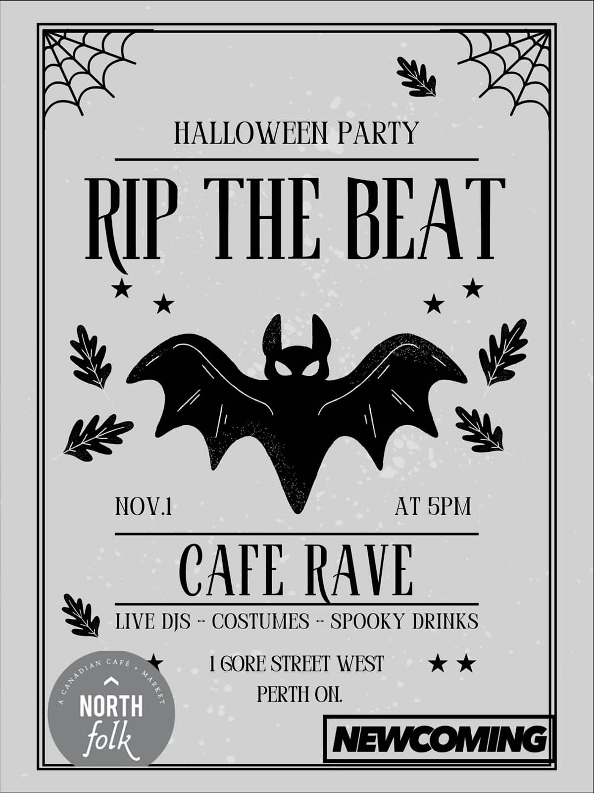 NEWCOMING X NORTH FOLK CAFE: RIP THE BEAT, CAFE RAVE at North Folk Cafe ...