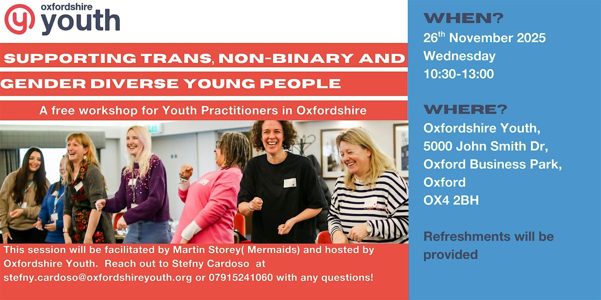 Supporting Trans, Non-Binary and Gender Diverse Young People Training ...