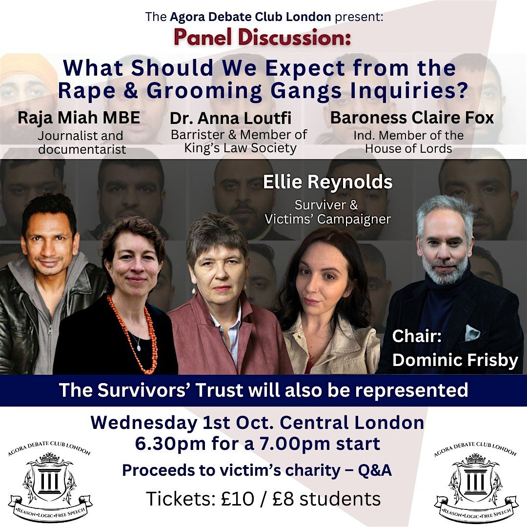 Baroness Claire Fox: Will the Rape & Grooming Gangs Inquiry Deliver? at ...