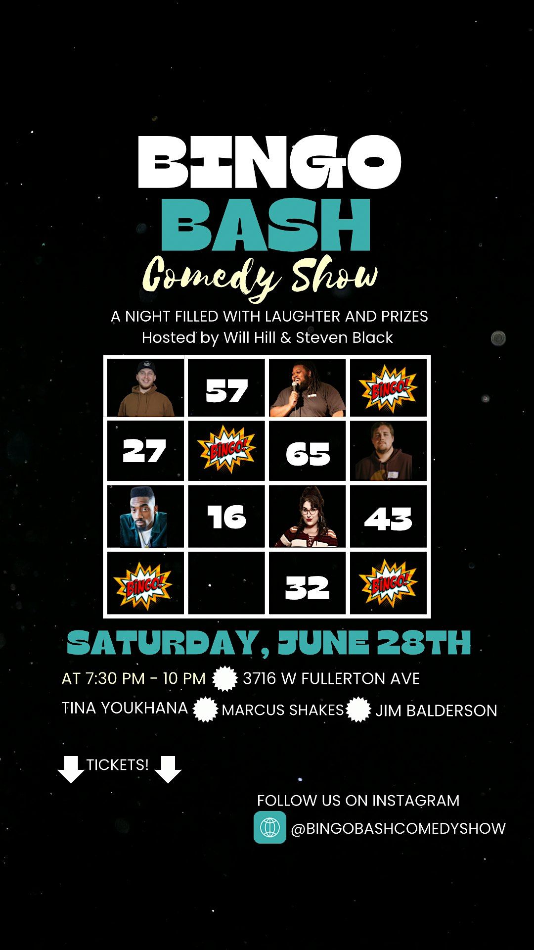 Bingo Bash Comedy Show | Surge Billiards, West Fullerton Avenue ...