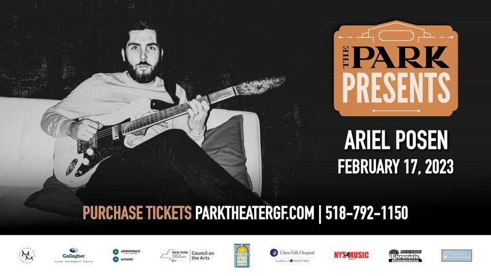 The Park Presents: Ariel Posen - The Solo Tour | The Park Theater ...