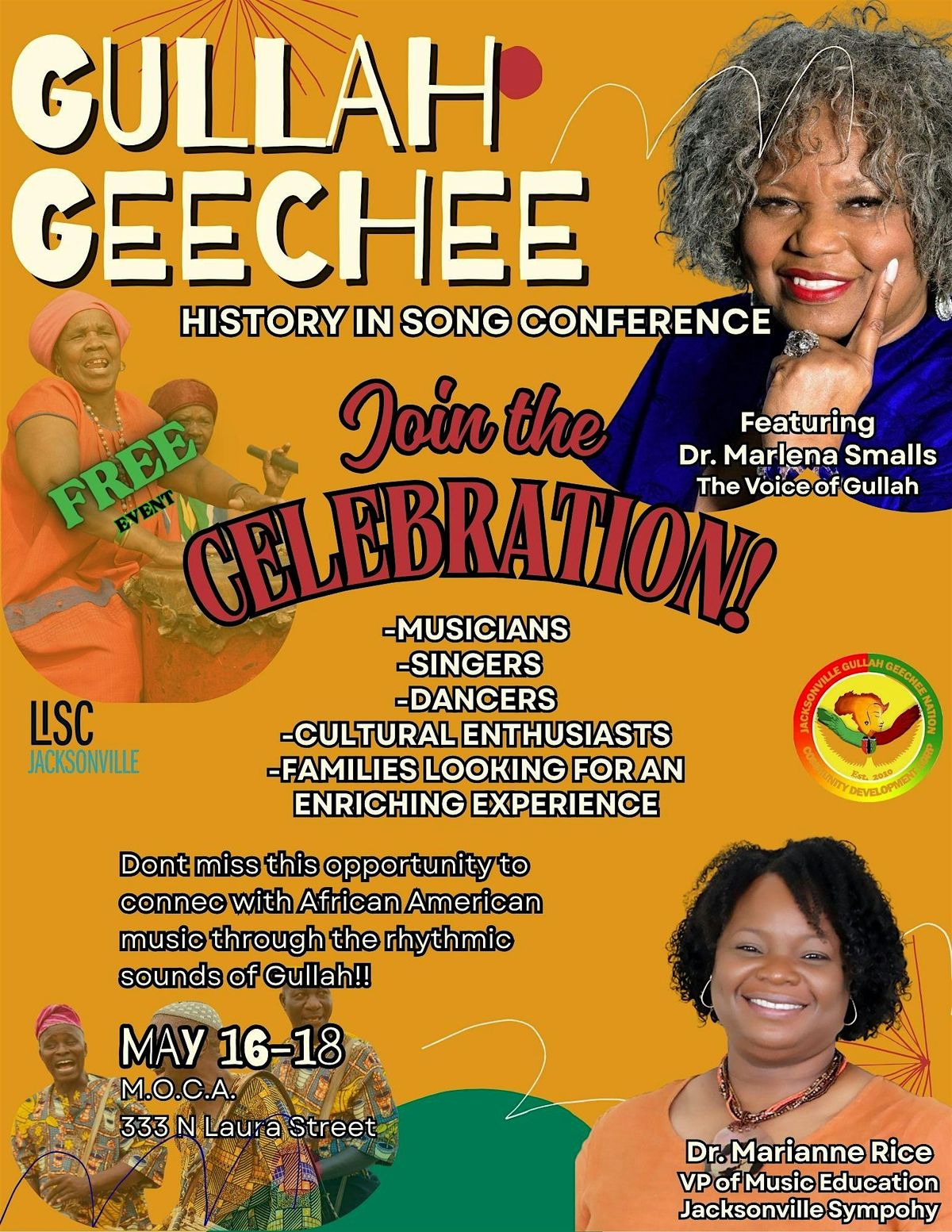 Gullah Geechee History in Song Conference at 333 N Laura St ...