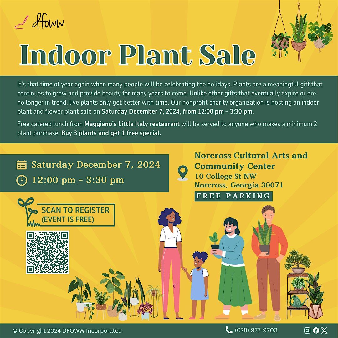 Plant Sale - Free Catered Lunch From Maggianos W/Purchase at Norcross ...