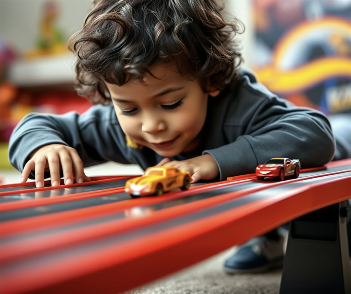 Giant Hot Wheels kids track experience at Wren Academy Enfield on 8th ...