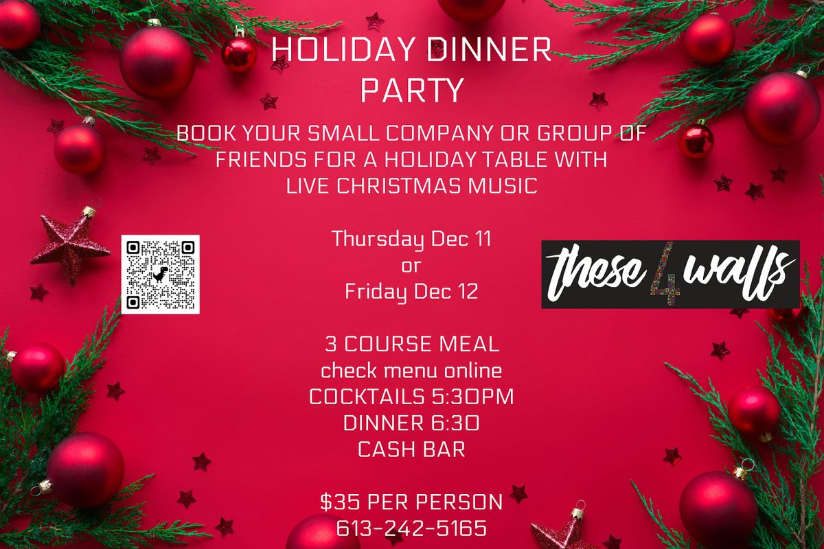 Holiday Dinner Party in the Gallery (Perfect for small groups) at these ...