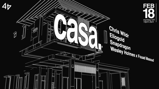 Studio 4/4 presents CASA | Monkey Loft, Seattle, WA | February 18 to ...