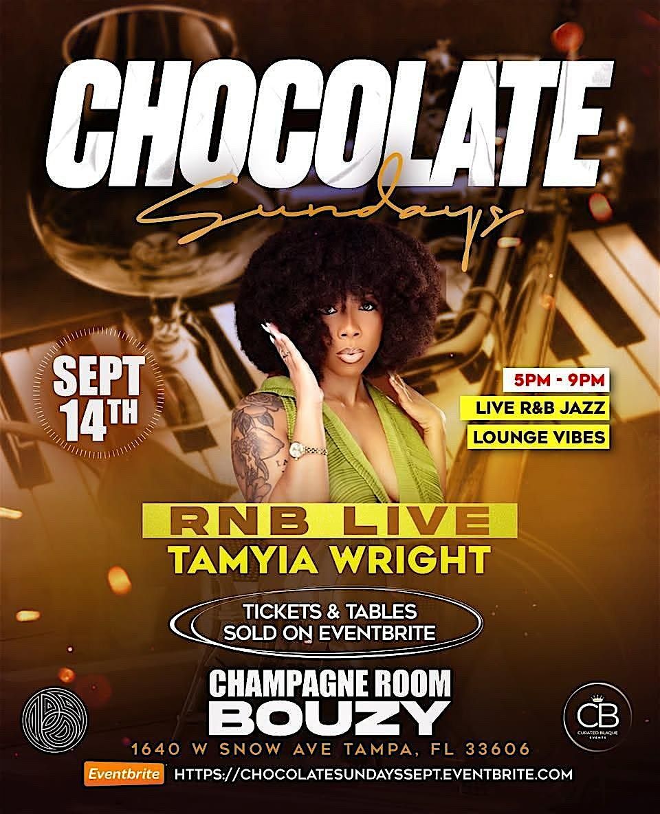 RNB LIVE @CHOCOLATE SUNDAYS at Bouzy - Bar & Restaurant, Tampa on 14th ...