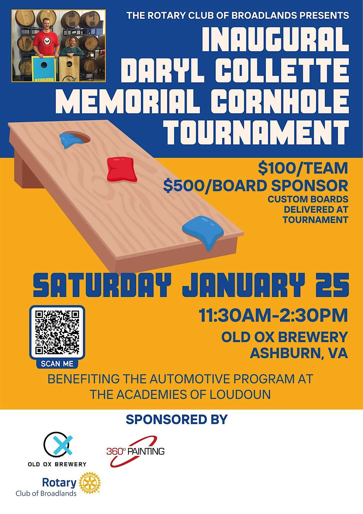 2nd Annual Daryl Collette Memorial Cornhole Tournament at Lark Brewing ...