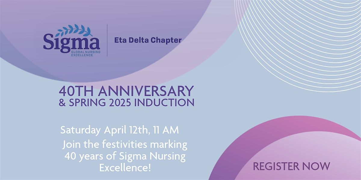 Eta Delta 40th Anniversary & Spring 2025 Induction Ceremony | Prairie ...