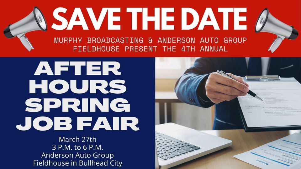 4th Annual After Hours Spring Job Fair | Anderson Auto Group Fieldhouse ...