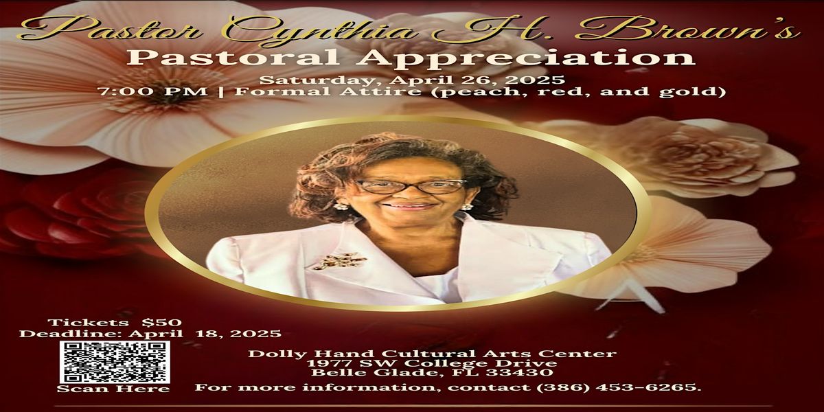 Pastor Cynthia Browns Pastoral Appreciation Celebration at Dolly Hand ...