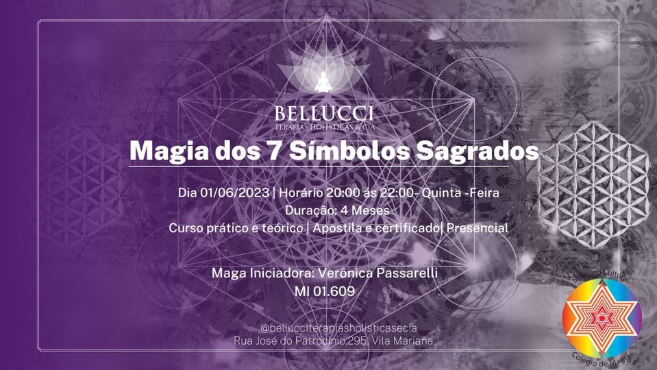 Curso: Magia Divina dos 7 Símbolos Sagrados | Bellucci Terapias ...