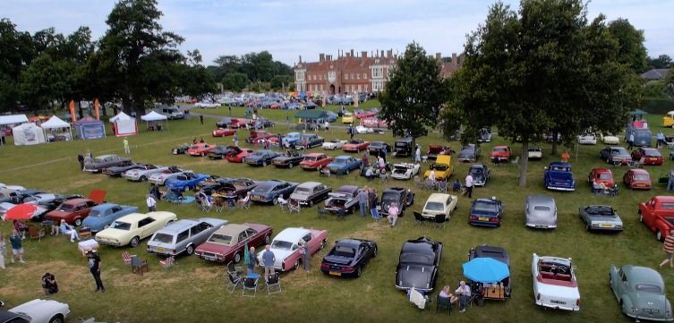 Helmingham Festival of Classic & Sports Cars at Helmingham Hall Gardens ...