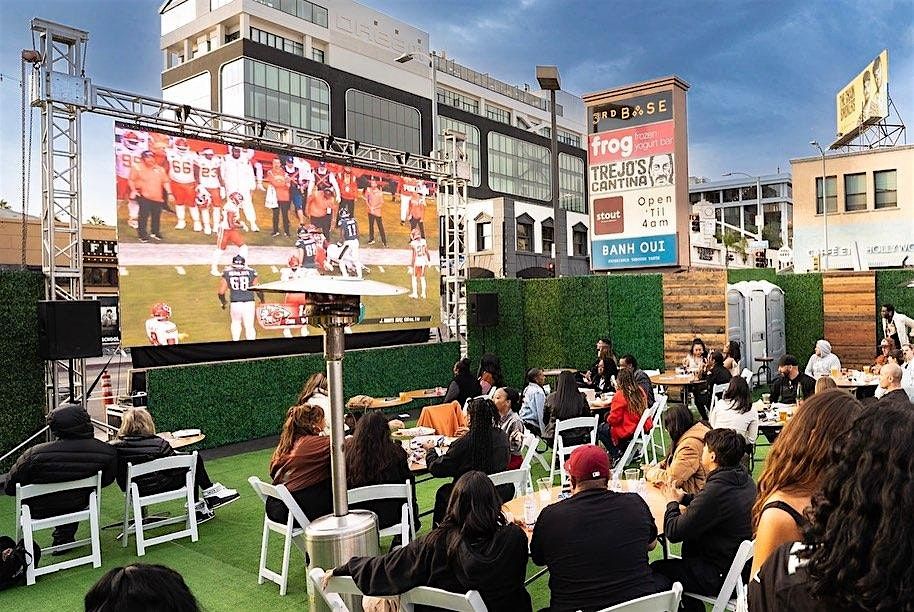 3rd Base Super Bowl Tailgate BBQ Block Party 2026 at 1562 N Cahuenga ...