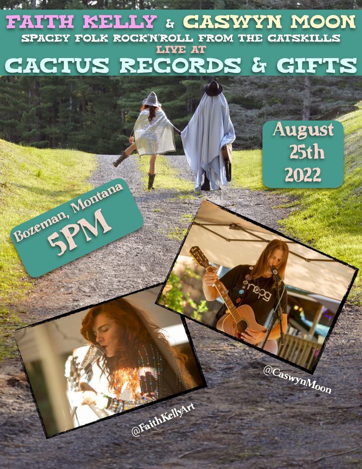 Caswyn Moon & Faith Kelly at Cactus Records | Cactus Records & Gifts ...