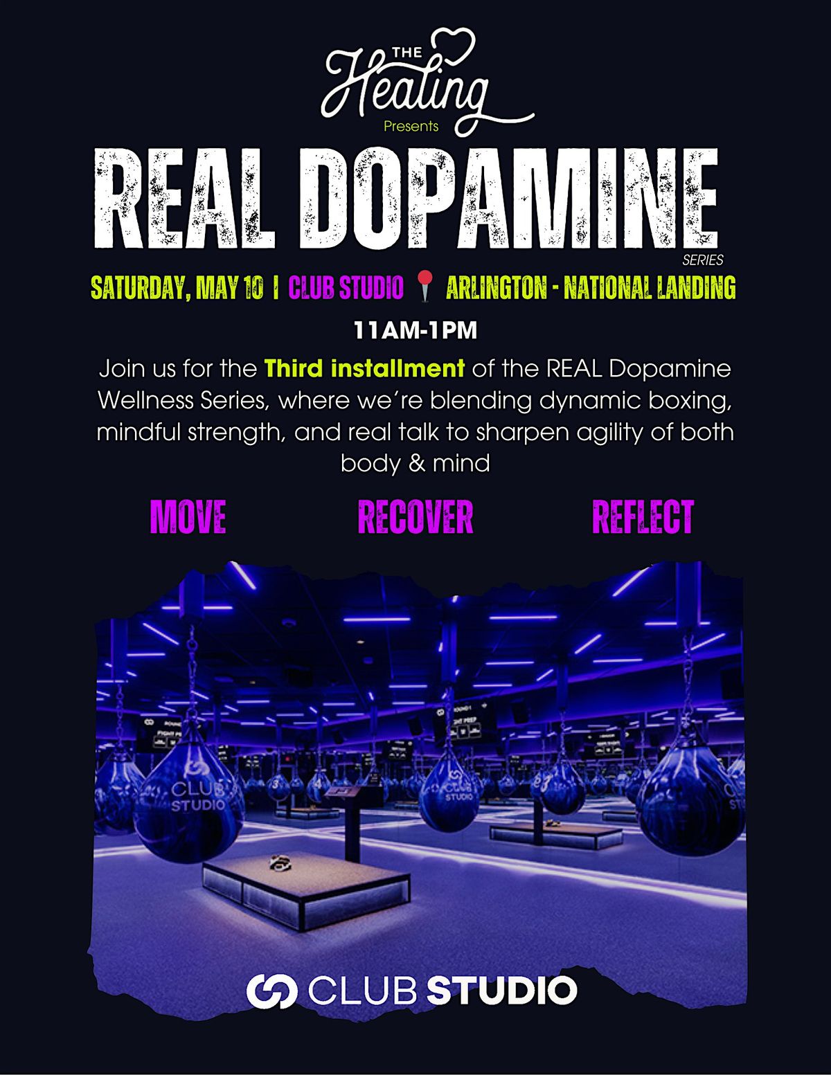 The Healing Presents : Real Dopamine | The Agile Mind at Club Studio ...