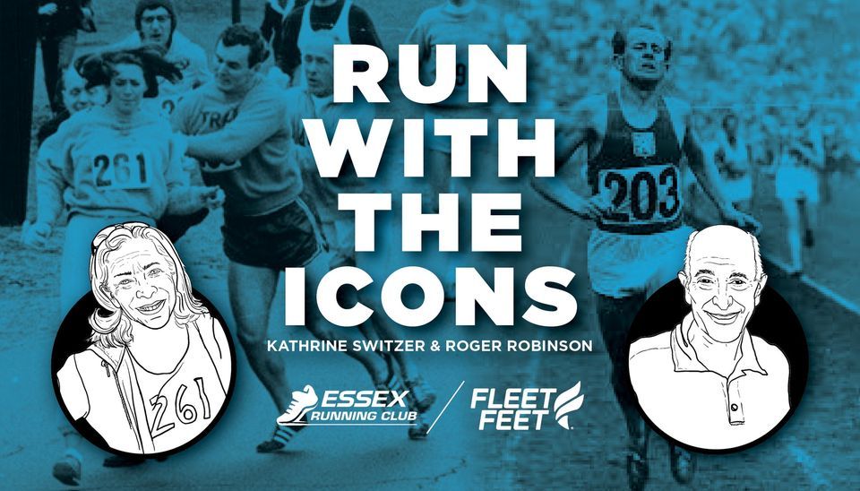 Run with the Icons: Kathrine Switzer & Roger Robinson at Fleet Feet ...