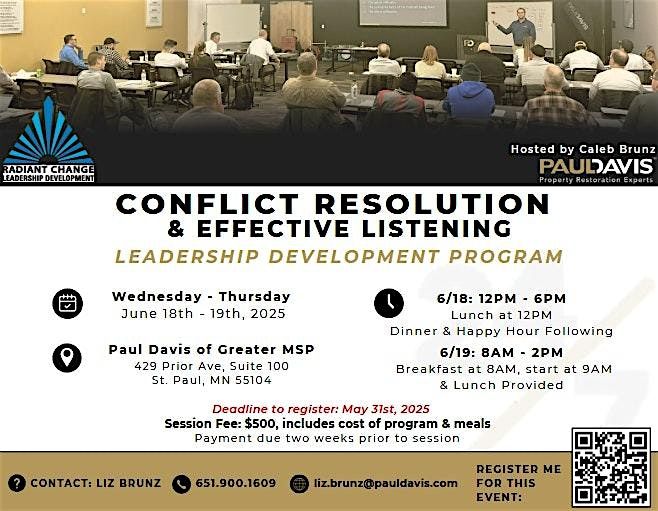 Conflict Resolution & Effective Listening - LDP Session | 429 Prior Ave ...