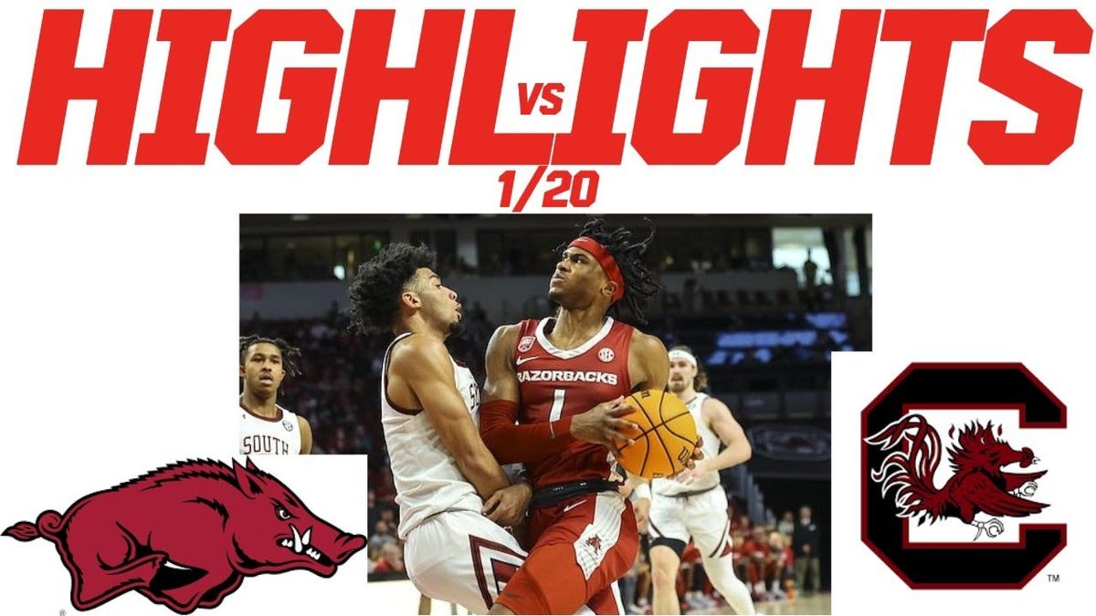 Arkansas Razorbacks at South Carolina Gamecocks Mens Basketball ...