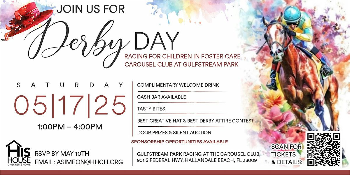 Derby Day Fundraiser: Racing for Children in Foster Care | Gulfstream ...