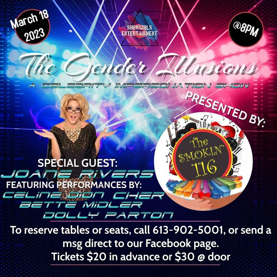 The Gender Illusions - A Celebrity Impersonation Show at The Smokin' 116 Bistro & Bar ...