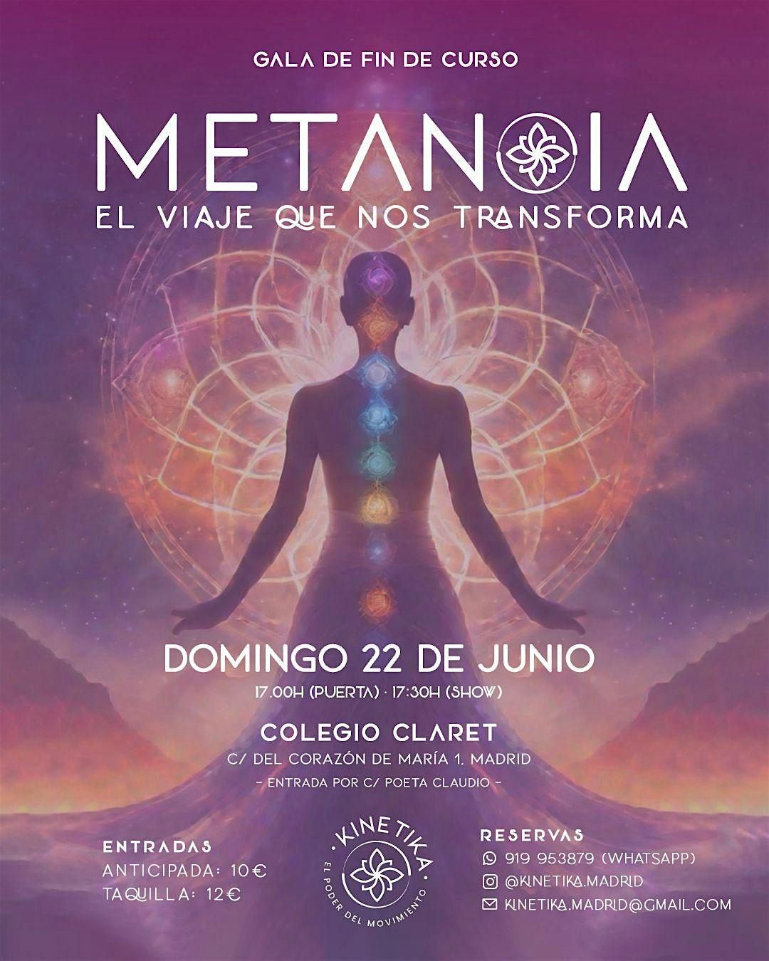 METANOIA at Teatro del Colegio Claret, Madrid on 22nd June, 2025