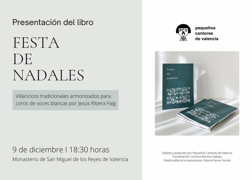 Presentación del libro Festa de Nadales | Monasterio San Miguel de los Reyes, Valencia, VC ...
