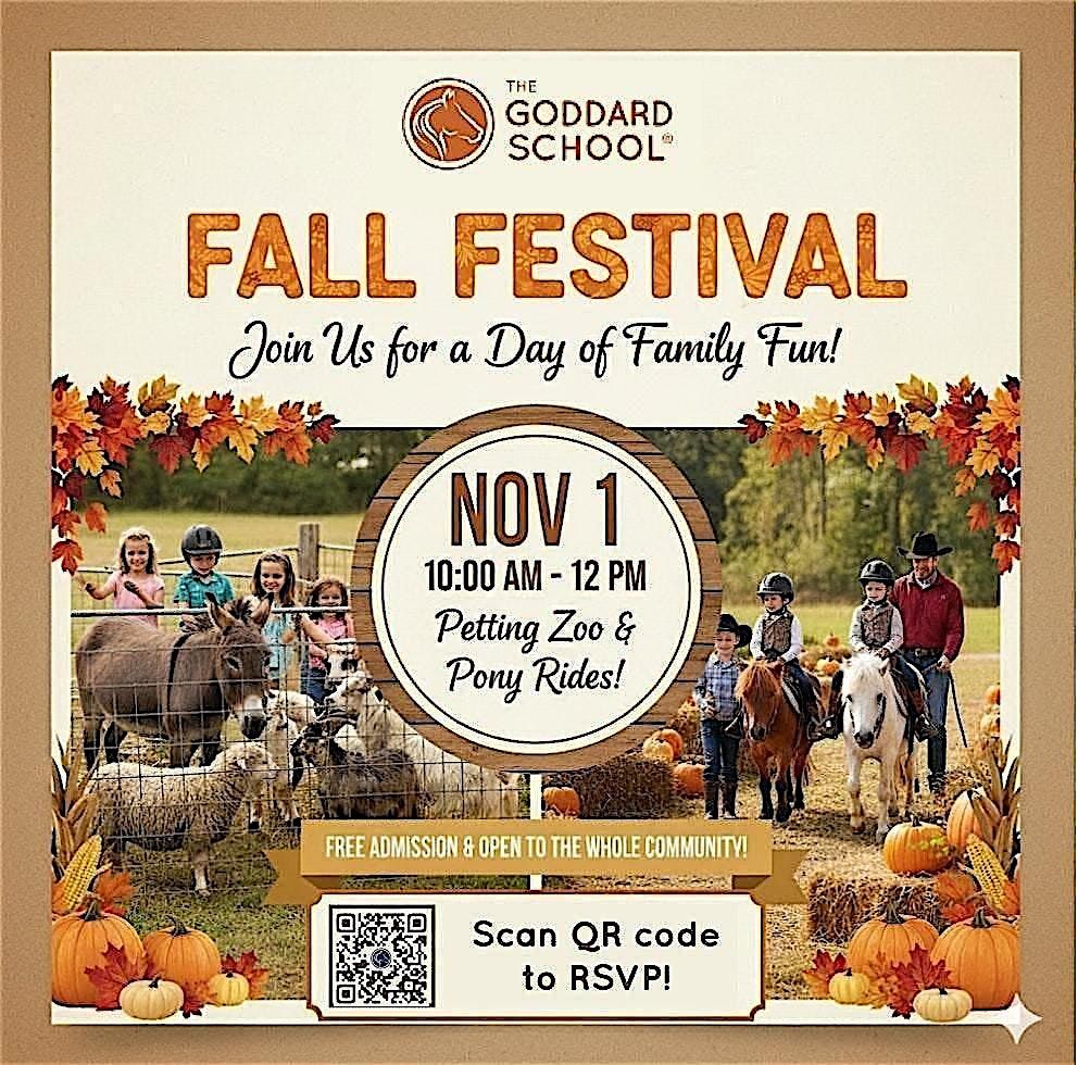 Fall Festival at The Goddard School of Kyle — Petting Zoo & Pony Rides ...