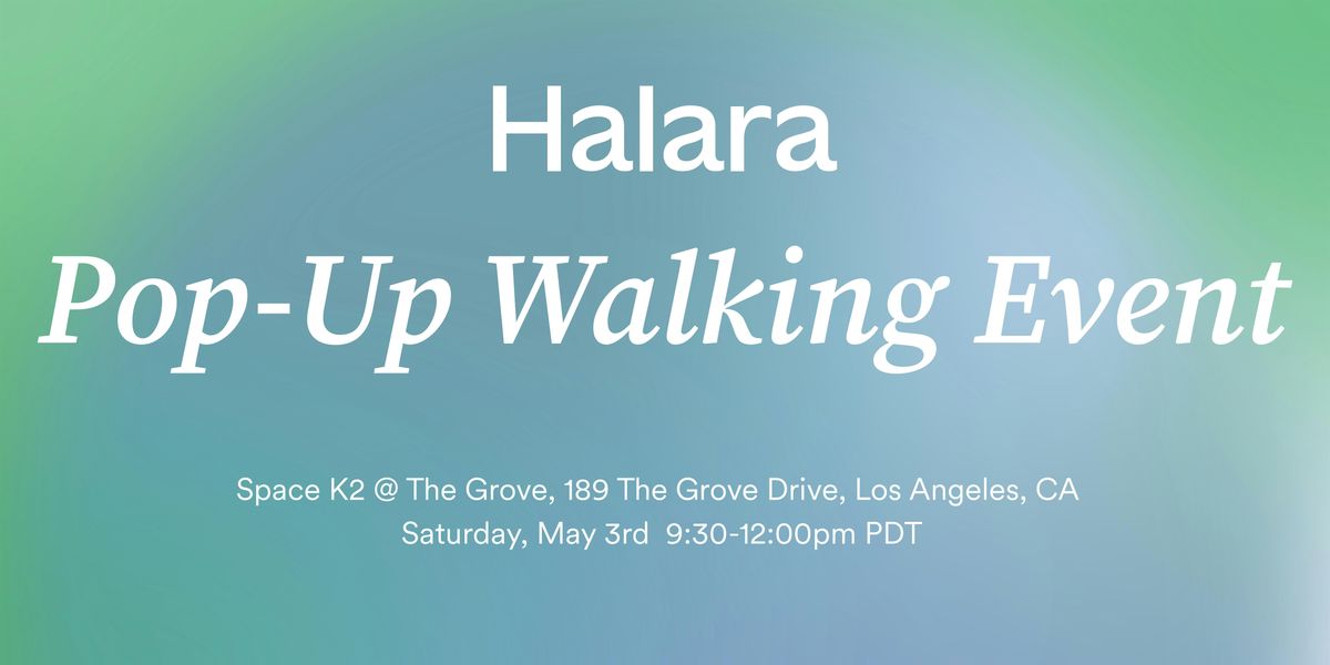 Halara Pop-Up Store Walking Event at 189 The Grove Dr, Los Angeles on ...