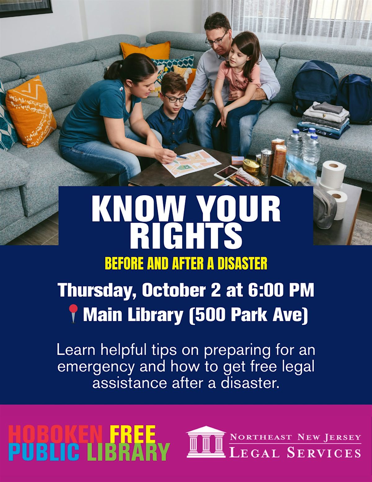 Know Your Rights: Before, during, and after a disaster at Hoboken ...