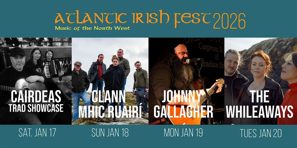Atlantic Irish Fest - Jan 17-20, 2026 at Atlantic Apartotel, Bundoran ...