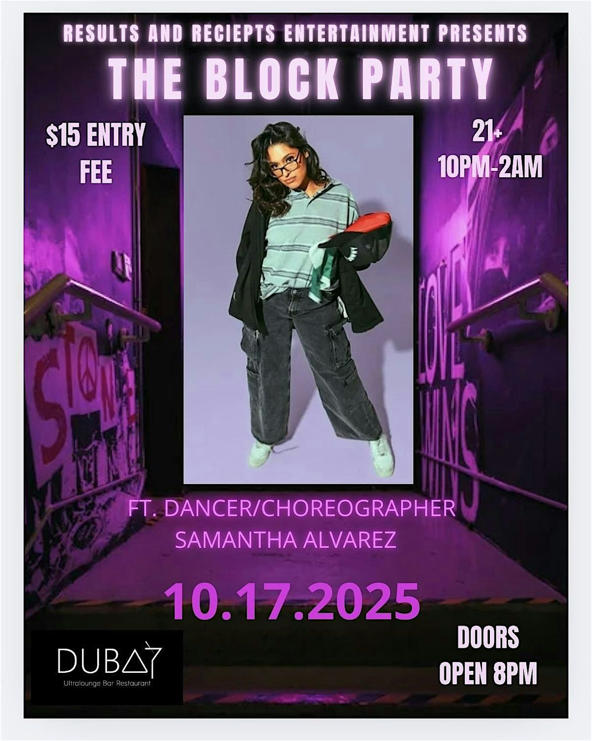 R&R ENT- The Block Party Ft. Bachata Performance Samantha Alvarez at ...