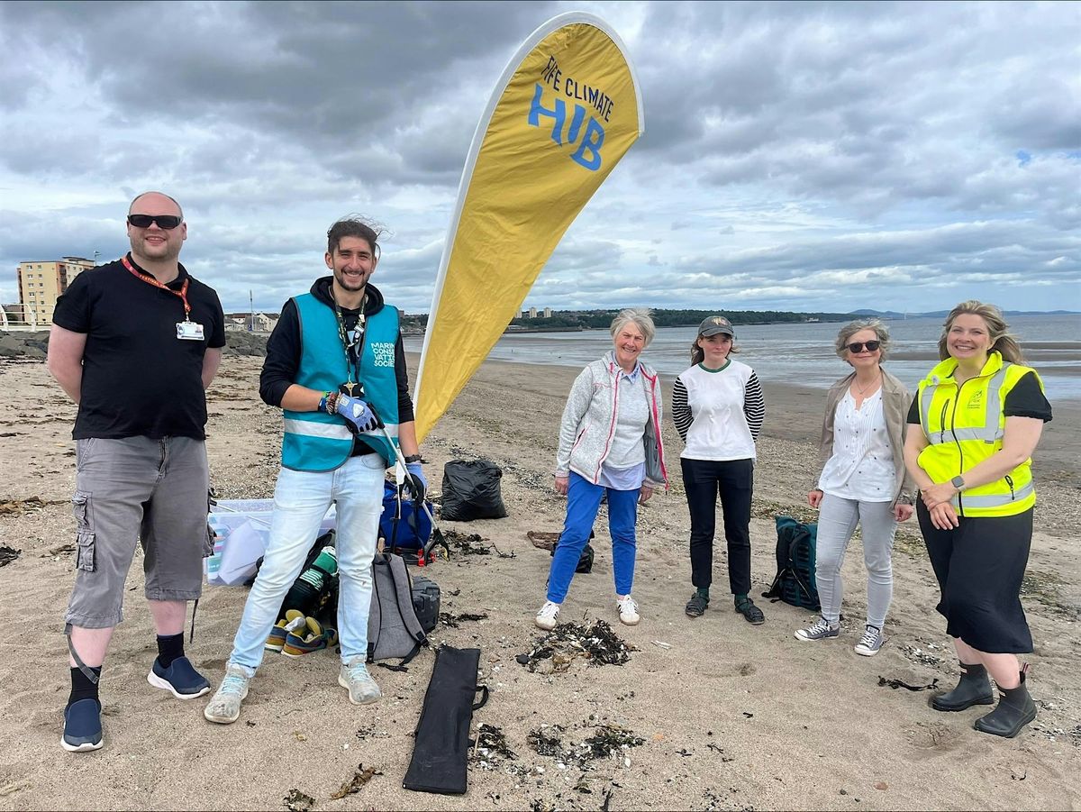 Fife Climate Hub and Fife College Seafield Great British Beach clean at ...