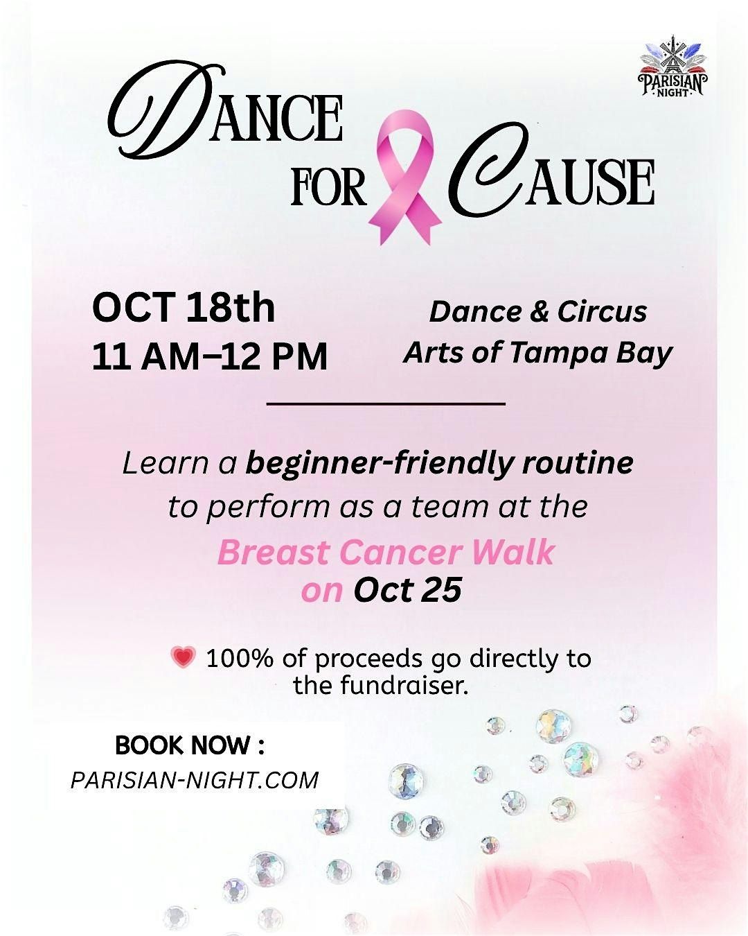 Dance to support Breast Cancer at Dance and Circus Arts of Tampa Bay ...