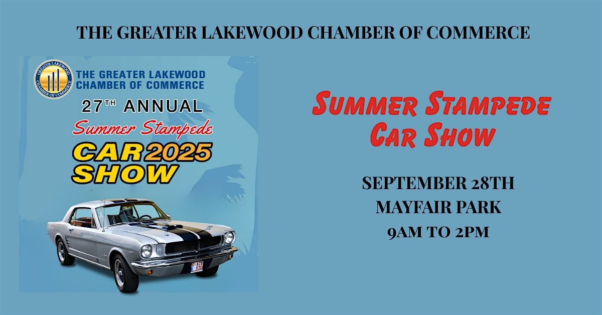 27th Annual Summer Stampede Car Show | Mayfair Park, Lakewood, CA ...