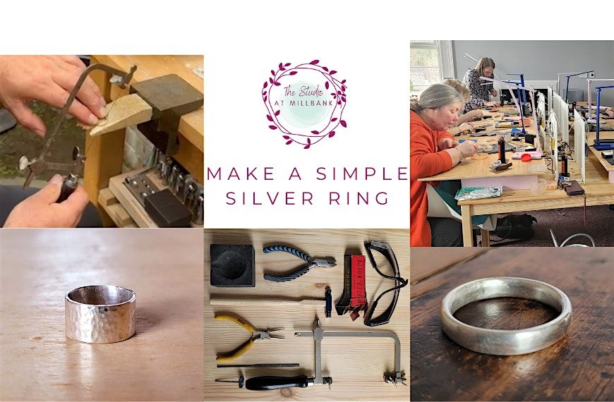 Make a simple silver ring - jewellery making workshop. at The Studio at ...