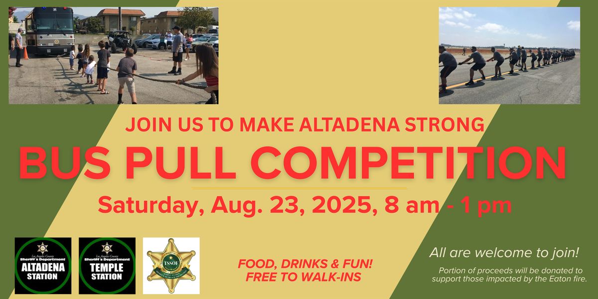 TSSOF Bus Pull at First City Credit Union - Corporate Office, Altadena ...