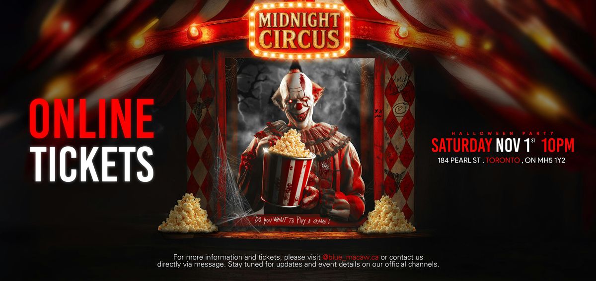 MIDNIGHT CIRCUS - DJ OWNBOSS at The Pearl, Toronto on 1st November, 2025