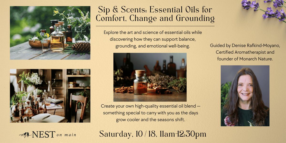 Sip and Scents: Essential Oils for Comfort, Change and Grounding | Nest ...