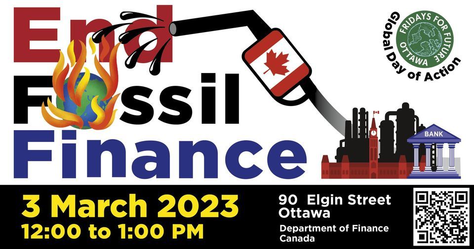 End Fossil Finance - Fridays For Future Global Day of Action | 90 Elgin ...
