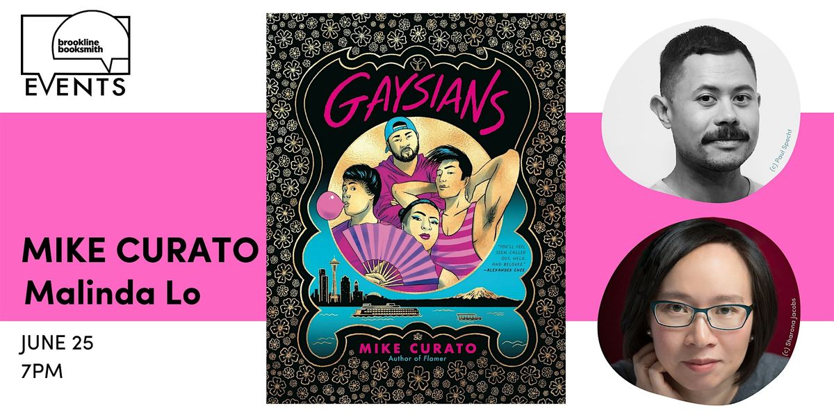 Mike Curato with Malinda Lo: Gaysians at Brookline Booksmith on 25th ...