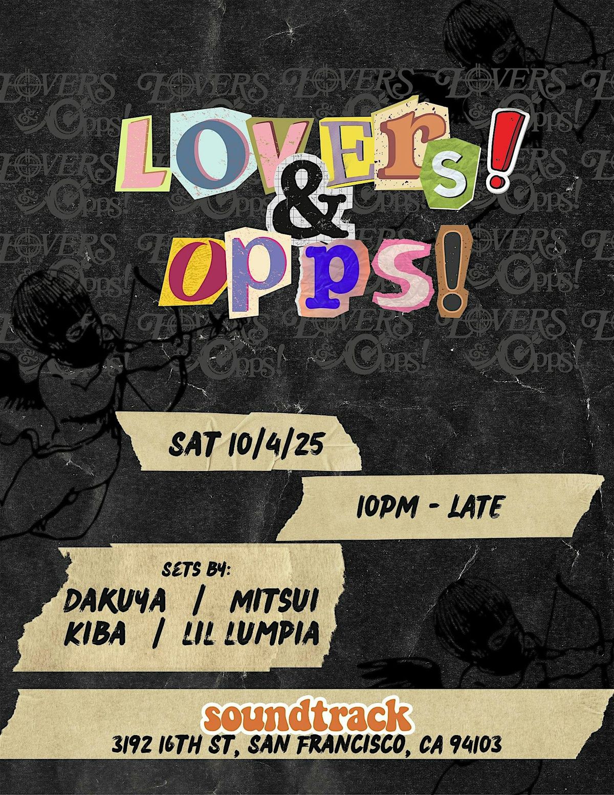 Luvers & Opps! (R&B, HipHop, Throwbacks) @ Soundtrack SF 10/4/2025 at ...