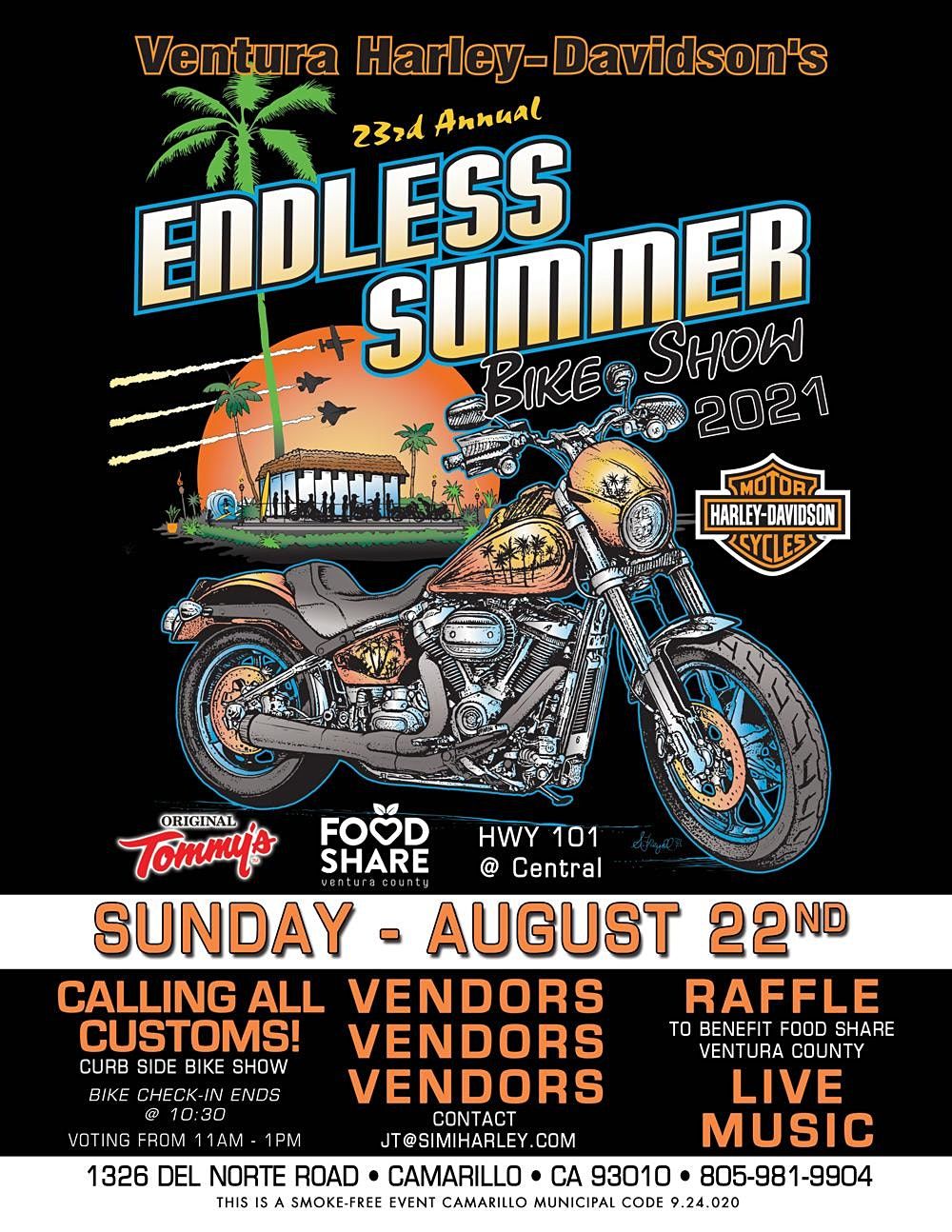 Endless Summer Bike Show! at Ventura Harley-Davidson, Camarillo on 22nd ...