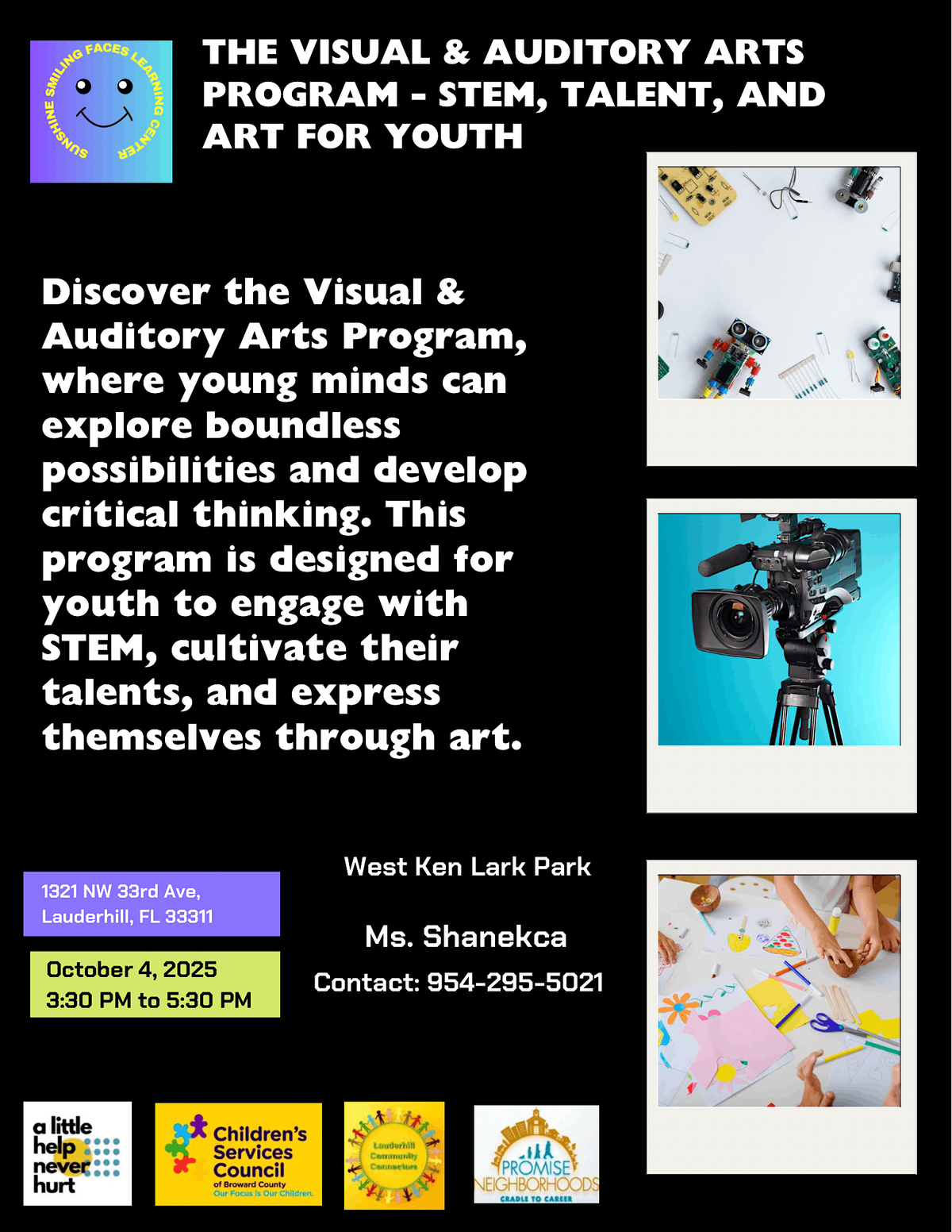 THE VISUAL & AUDITORY ARTS PROGRAM - STEM, TALENT, AND ART FOR YOUTH at ...